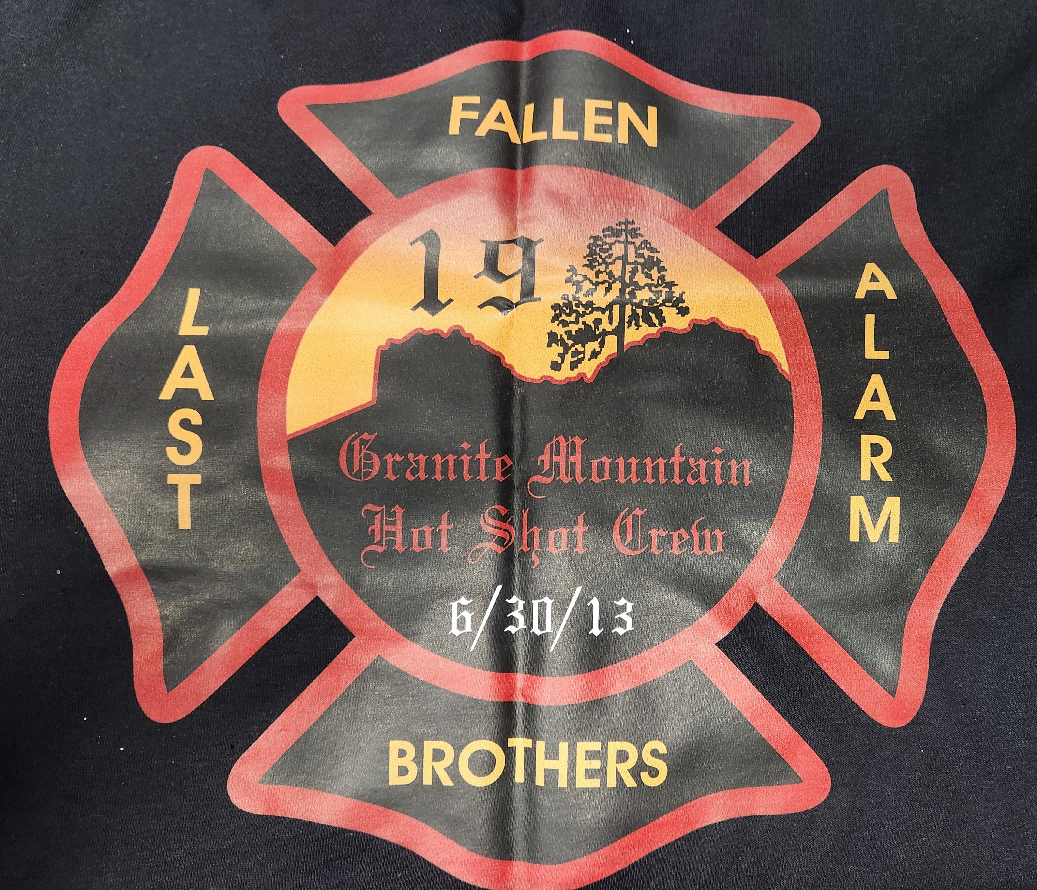DISCOUNTED Last Alarm / Fallen Brothers Tees – Prescott Firefighter's ...
