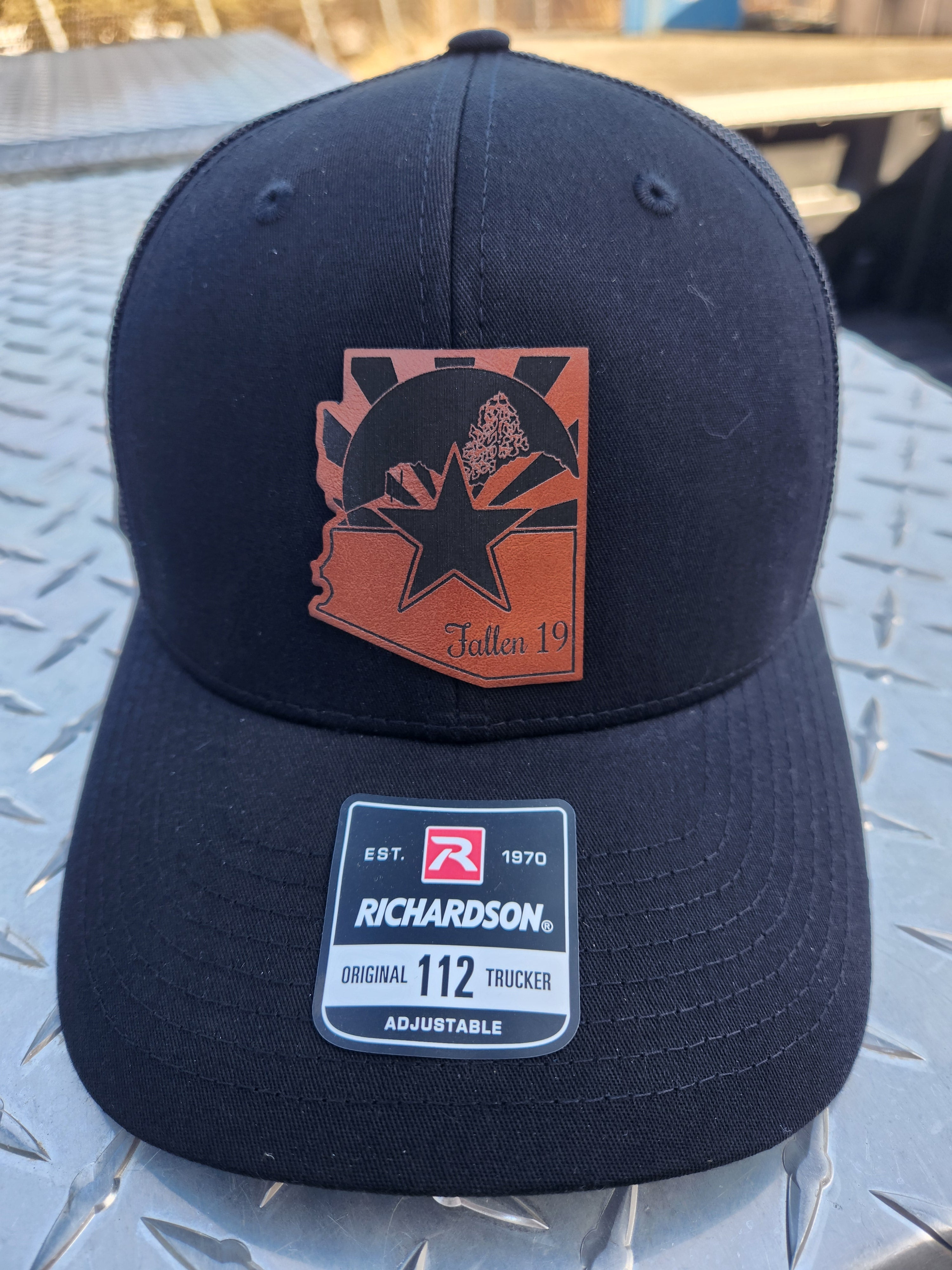 Fallen 19 Leather Patch Snap-Back Hat – Prescott Firefighter's Charities