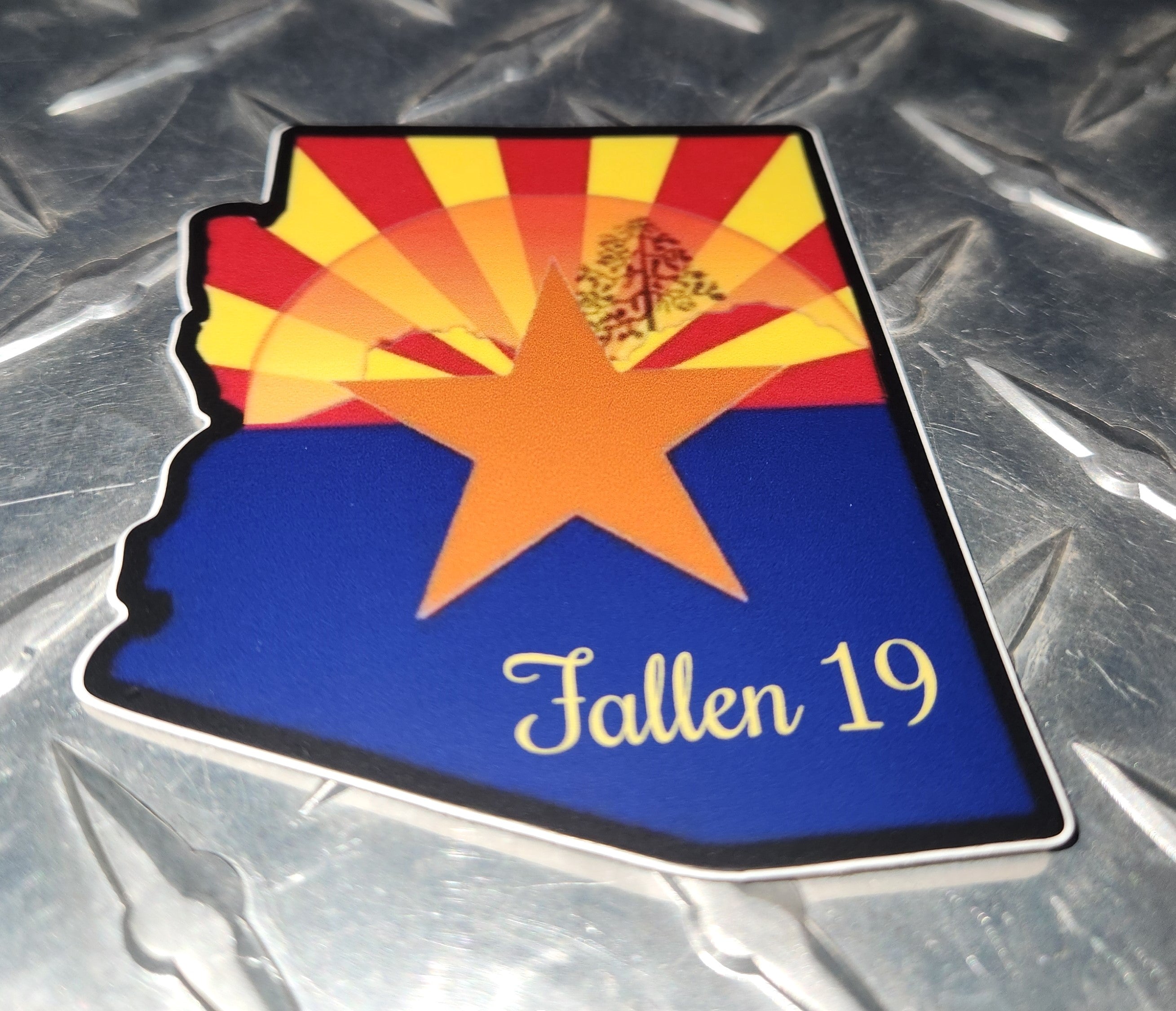 Fallen 19 AZ GMIHS 3" Sticker – Prescott Firefighter's Charities